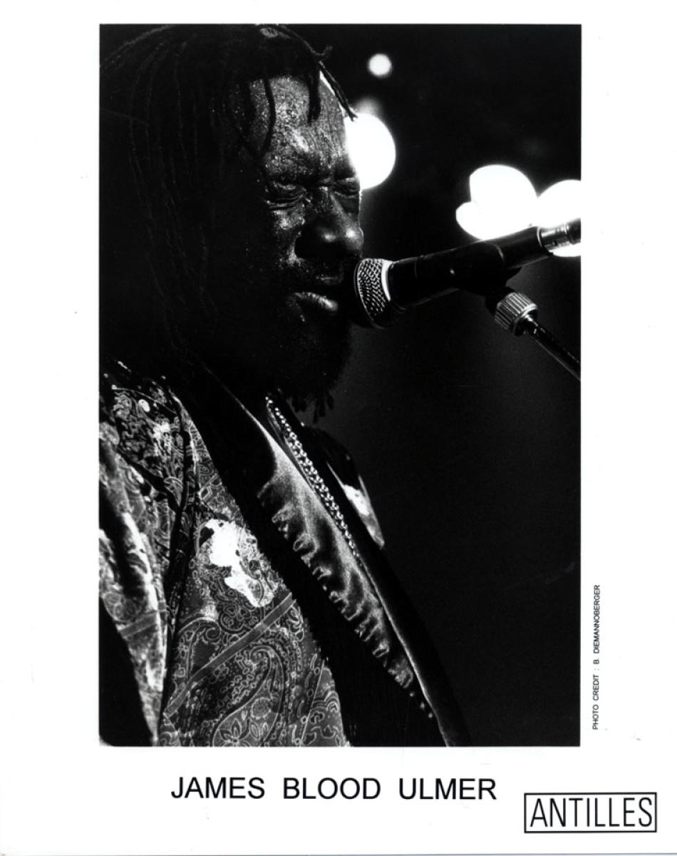 James "Blood" Ulmer Vintage Concert Photo Promo Print at Wolfgang's