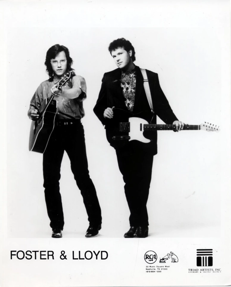 Foster & Lloyd Vintage Concert Photo Promo Print at Wolfgang's