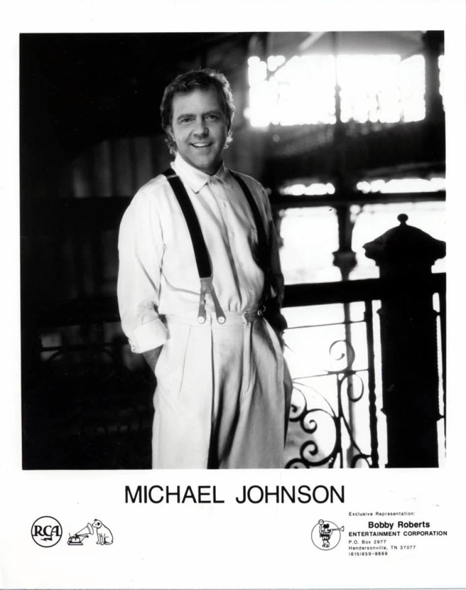 Michael Johnson Vintage Concert Photo Promo Print at Wolfgang's