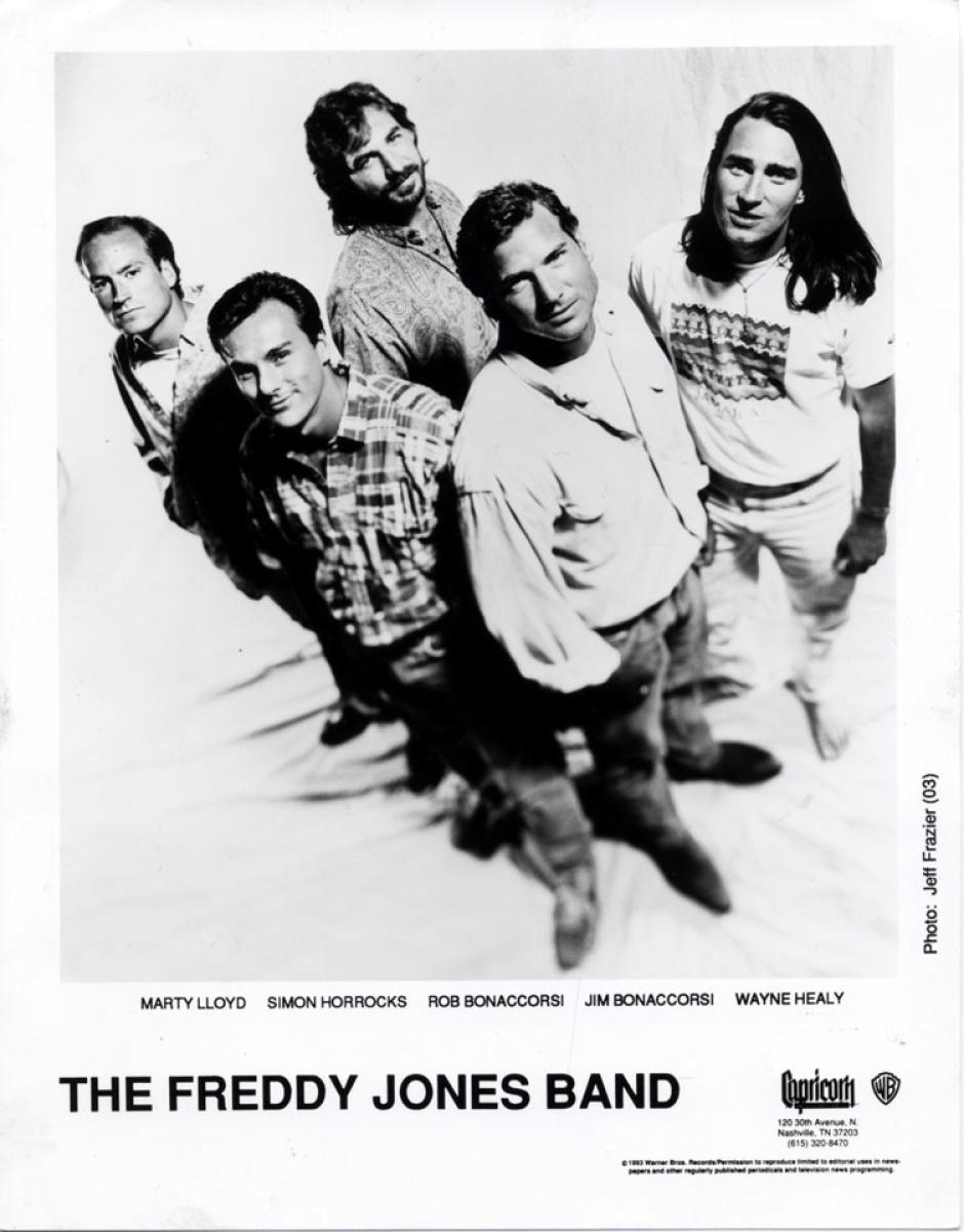 The Freddy Jones Band Vintage Concert Photo Promo Print, 1993 at Wolfgang's