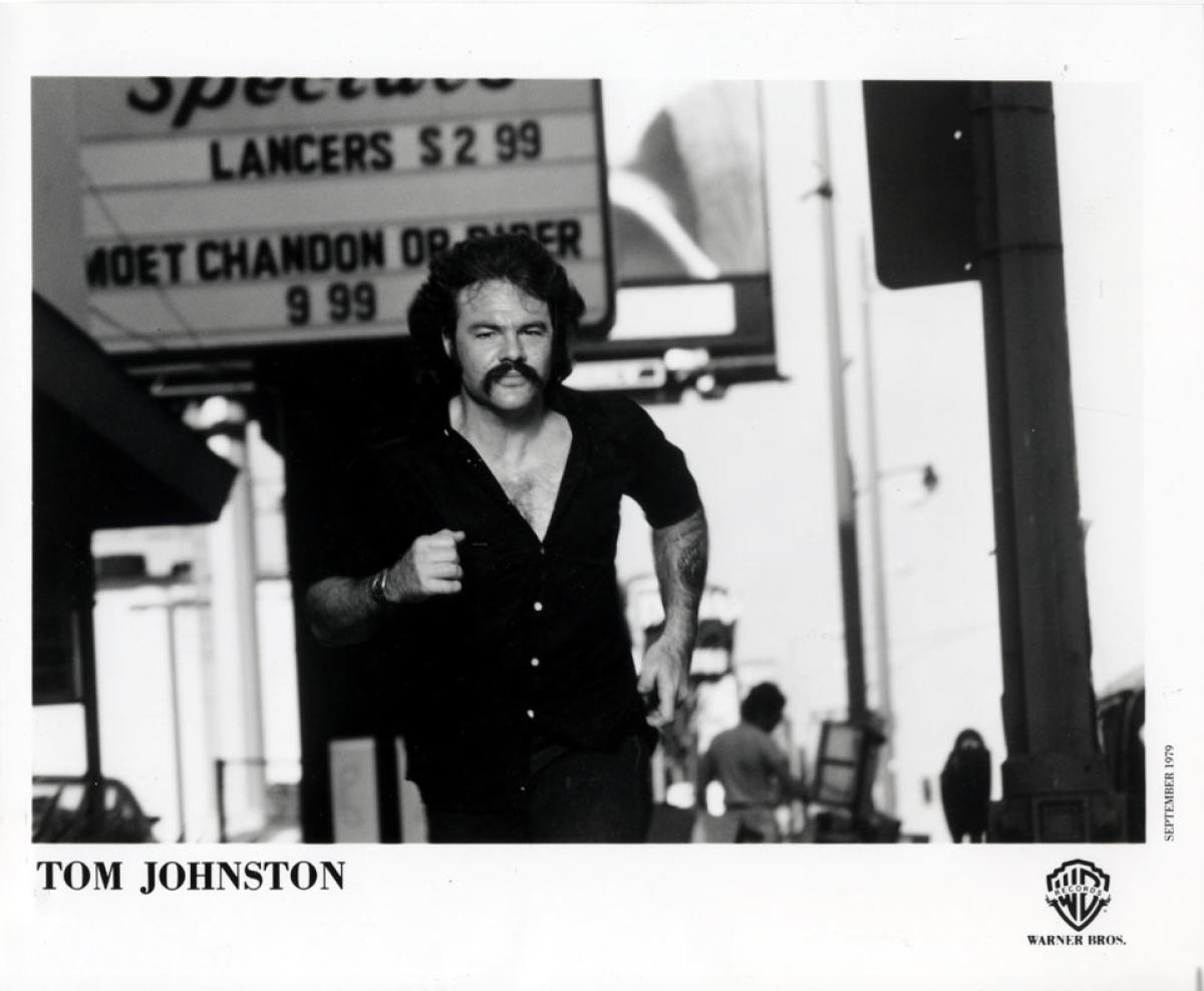 Tom Johnston Vintage Concert Photo Promo Print, 1979 at Wolfgang's