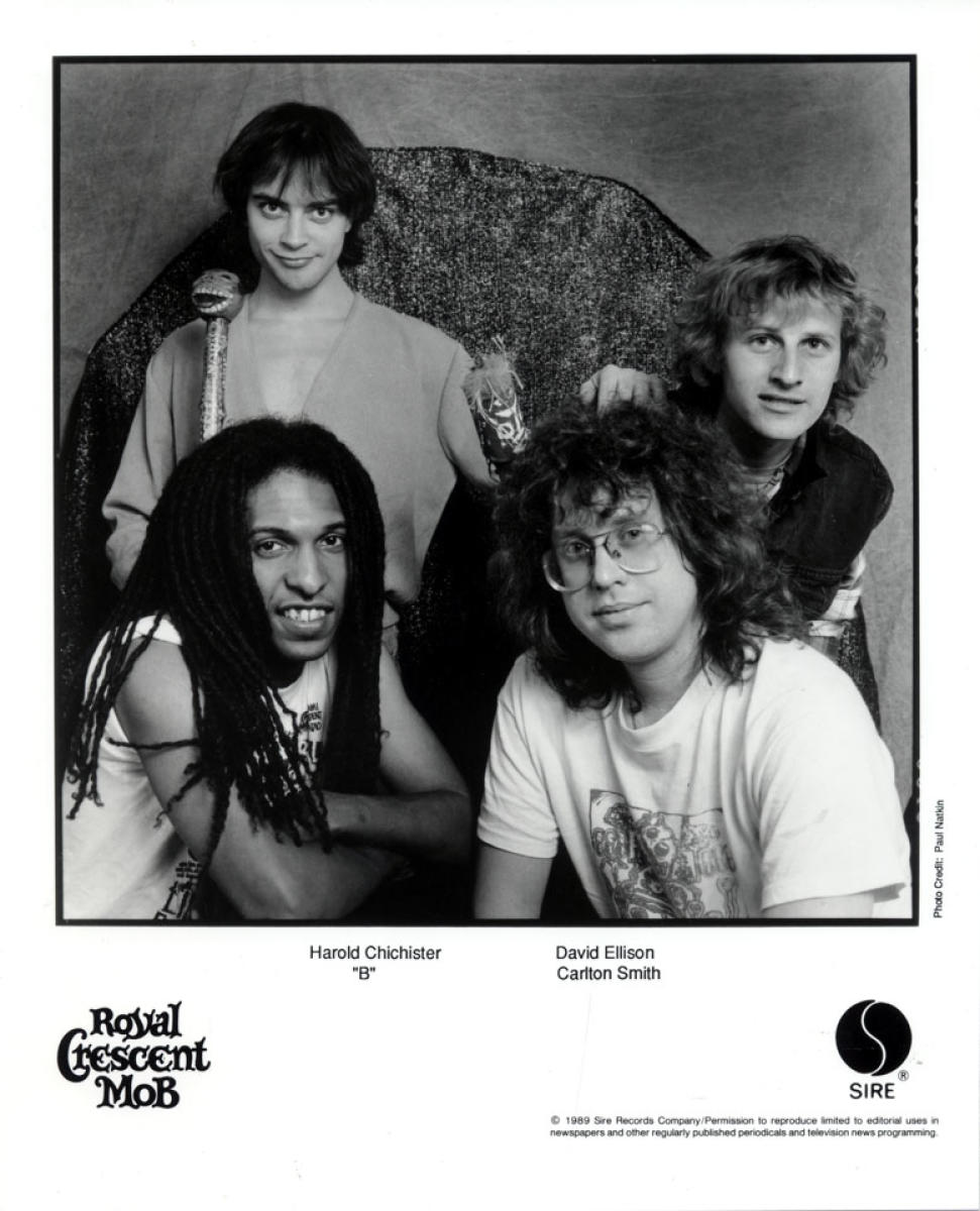 Royal Crescent Mob Vintage Concert Photo Promo Print, 1989 at Wolfgang's