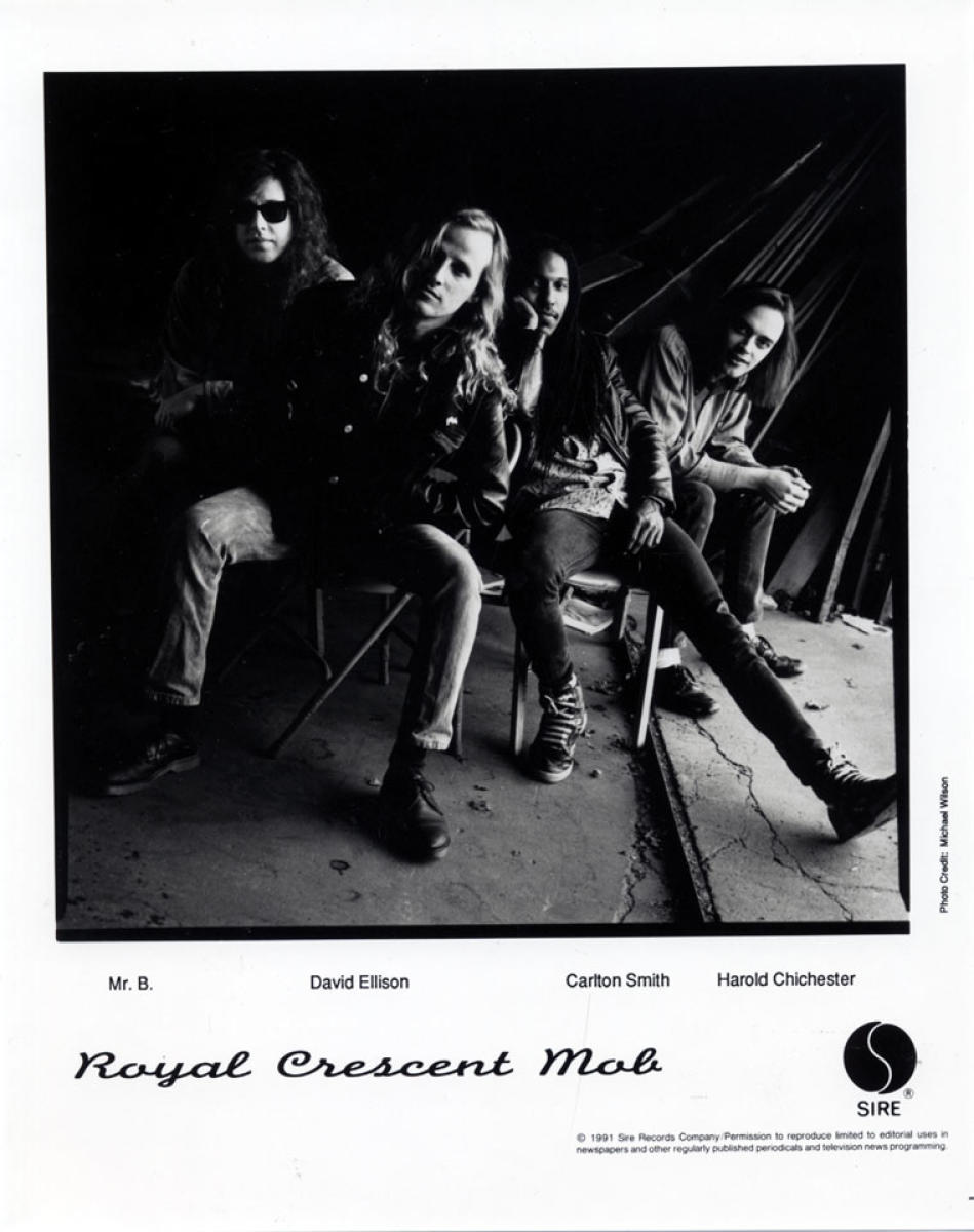 Royal Crescent Mob Vintage Concert Photo Promo Print, 1991 at Wolfgang's