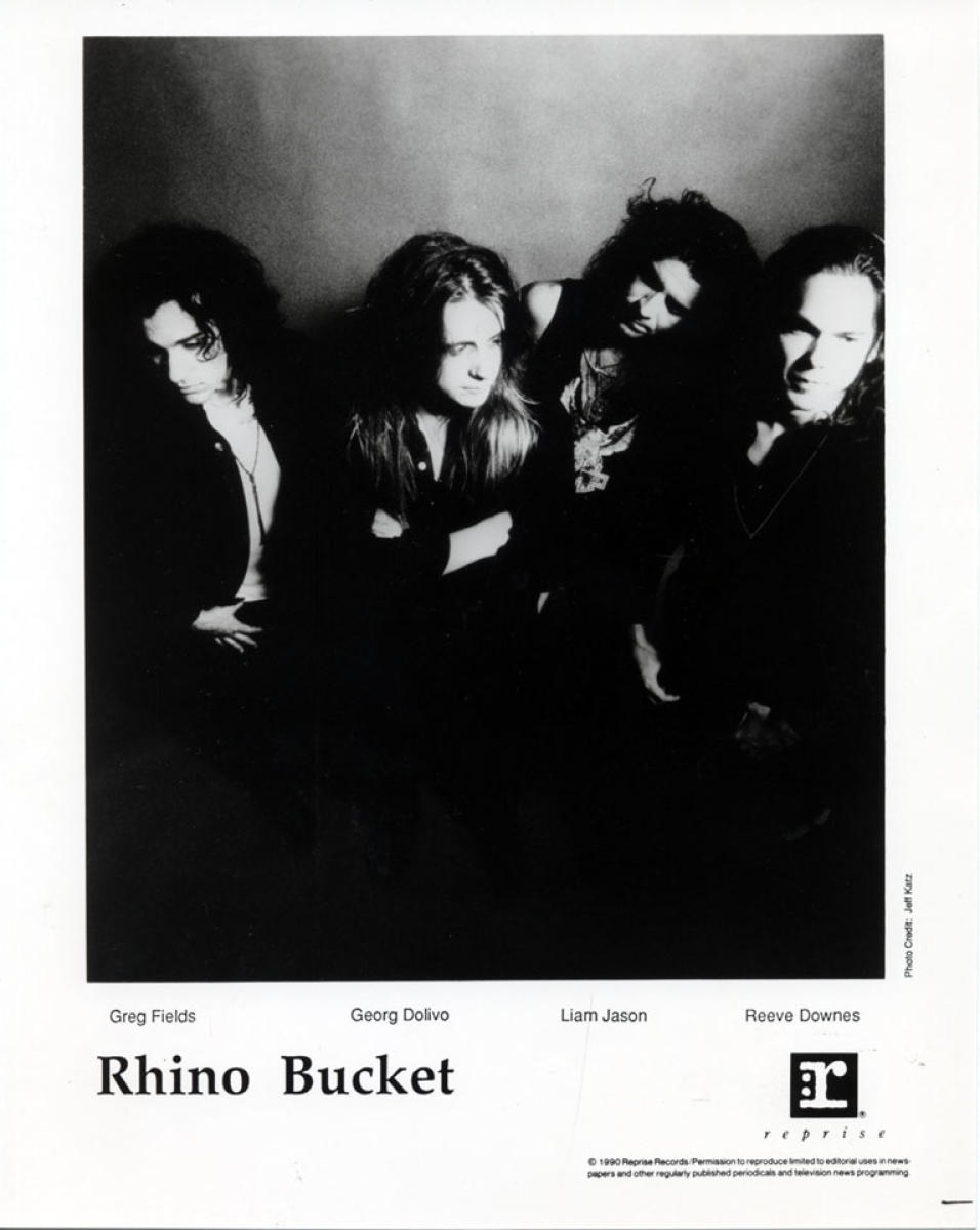 Rhino Bucket Vintage Concert Photo Promo Print, 1990 at Wolfgang's