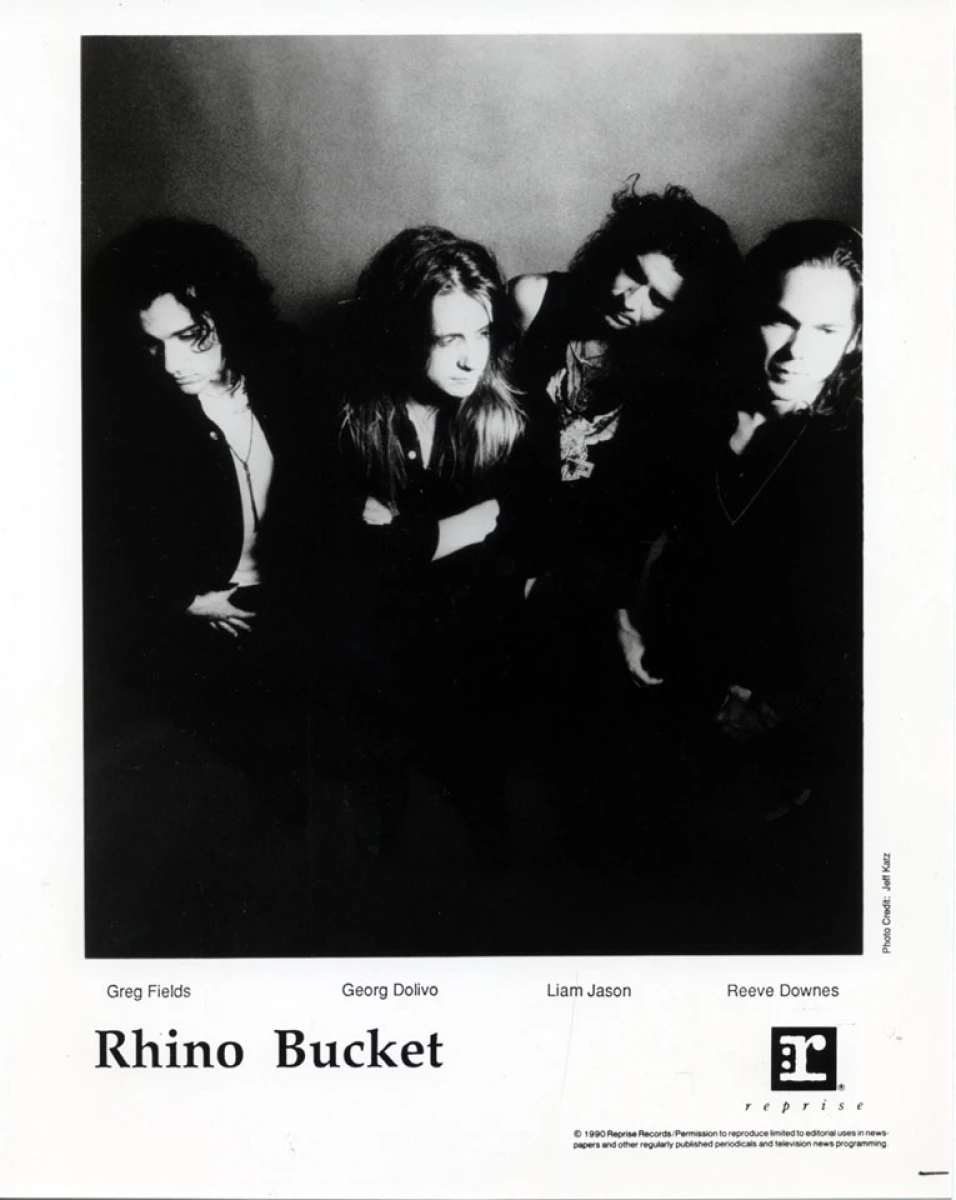 Rhino Bucket Vintage Concert Photo Promo Print, 1990 at Wolfgang's