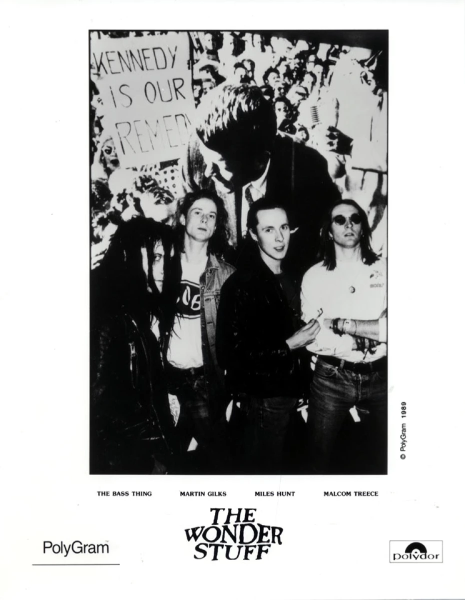 The Wonder Stuff Vintage Concert Photo Promo Print, 1989 at Wolfgang's