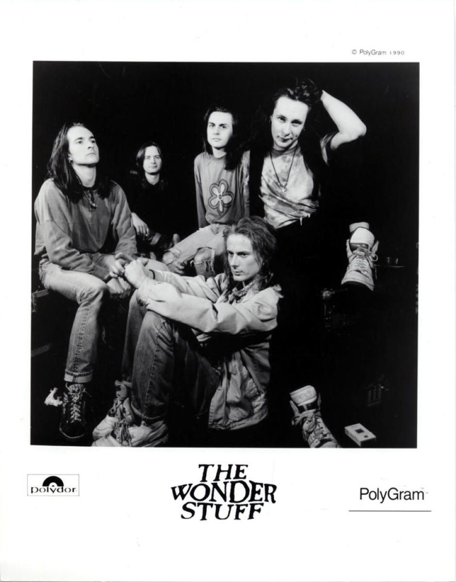 The Wonder Stuff Vintage Concert Photo Promo Print, 1990 at Wolfgang's