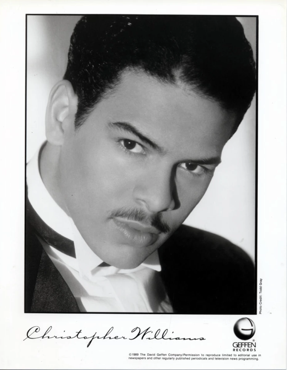 Christopher Williams Vintage Concert Photo Promo Print, 1989 at Wolfgang's