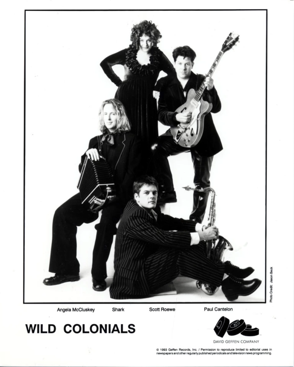 Wild Colonials Vintage Concert Photo Promo Print, 1993 at Wolfgang's