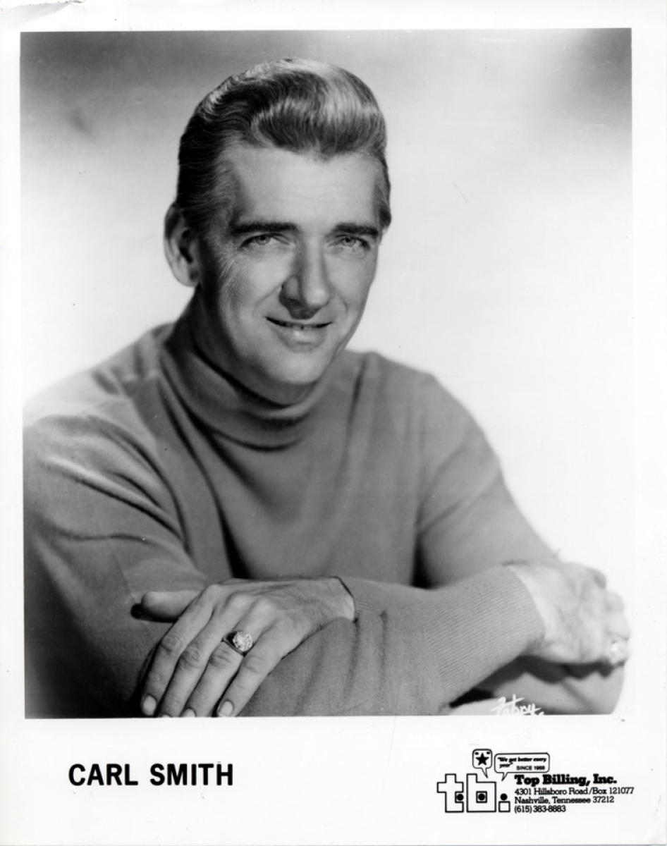 Carl Smith Vintage Concert Photo Promo Print at Wolfgang's
