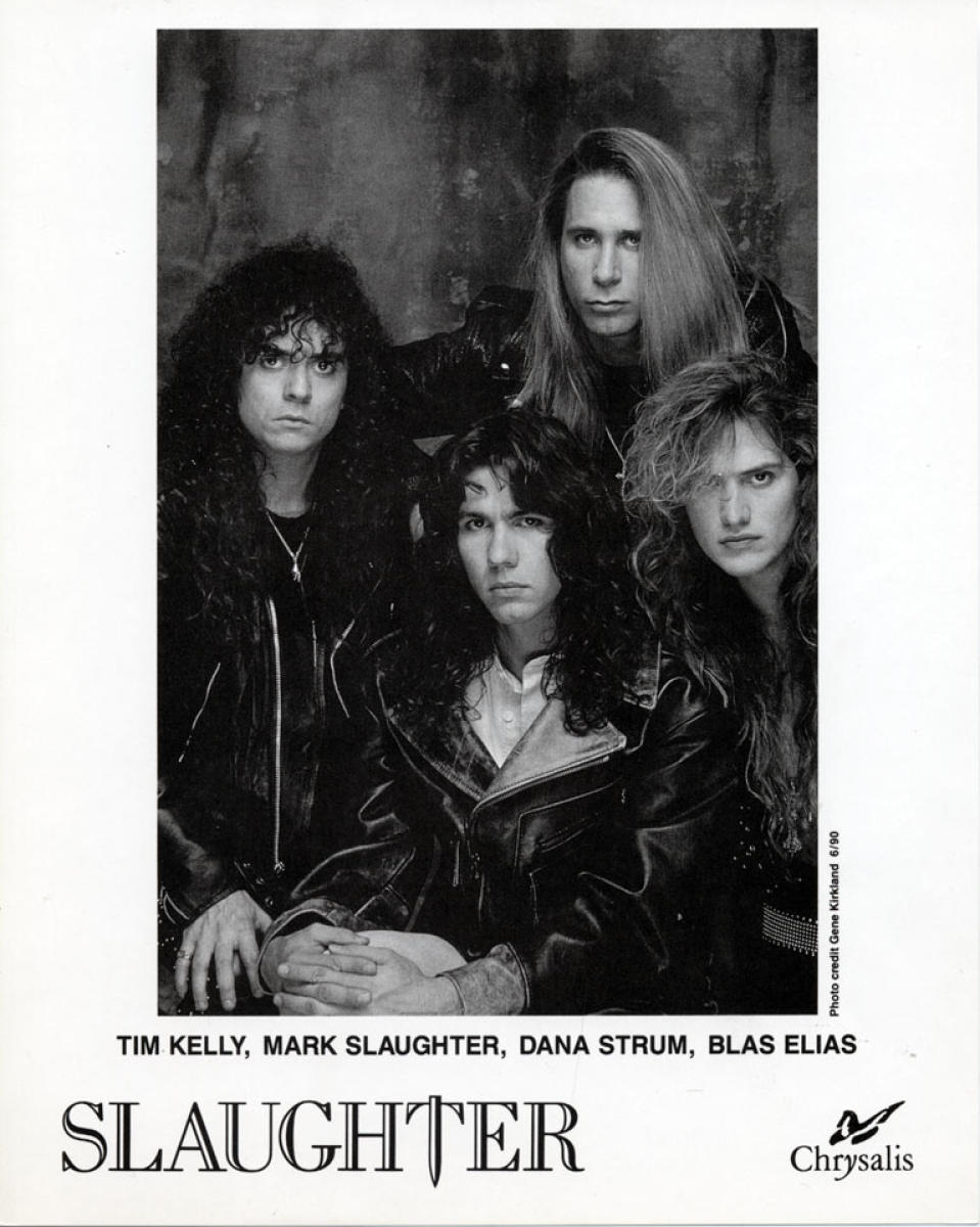 Slaughter Vintage Concert Photo Promo Print, 1990 at Wolfgang's