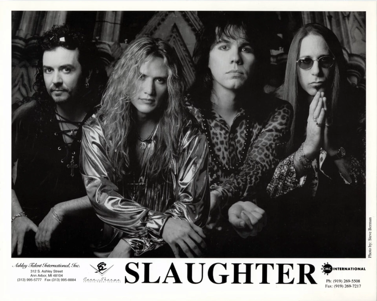 Slaughter Vintage Concert Photo Promo Print at Wolfgang's