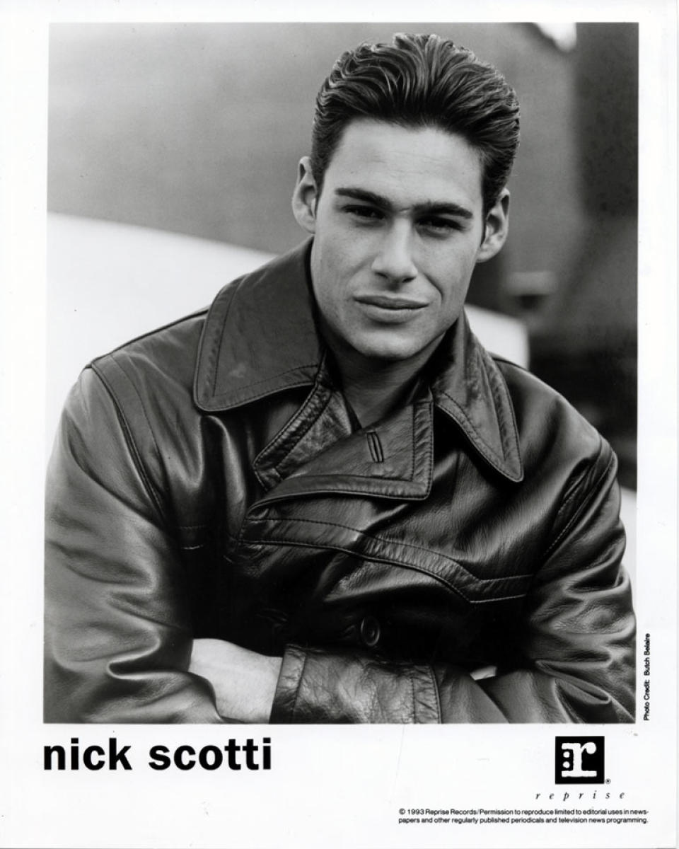 Nick Scotti Vintage Concert Photo Promo Print, 1993 at Wolfgang's