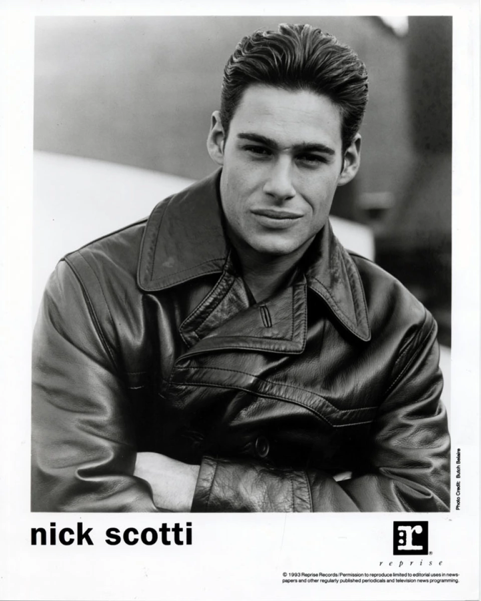 Nick Scotti Vintage Concert Photo Promo Print, 1993 at Wolfgang's