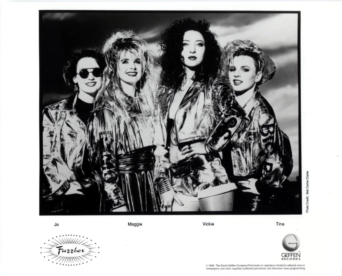Fuzzbox Vintage Concert Photo Promo Print, 1989 at Wolfgang's