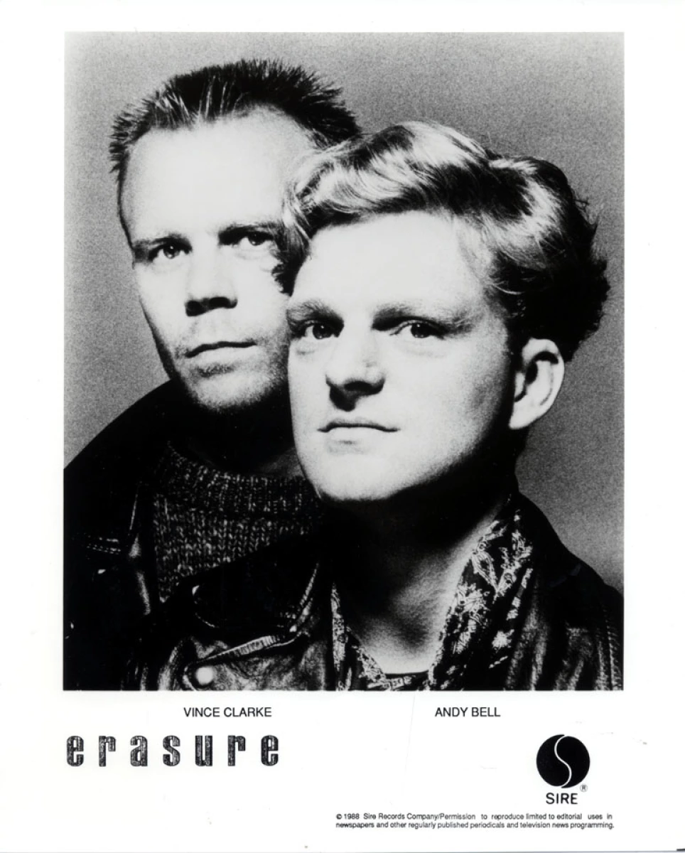 Erasure Vintage Concert Photo Promo Print, 1988 at Wolfgang's