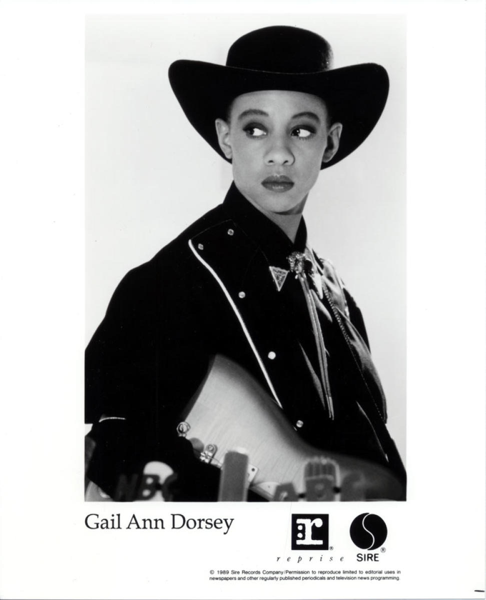 Gail Ann Dorsey Vintage Concert Photo Promo Print, 1989 at Wolfgang's