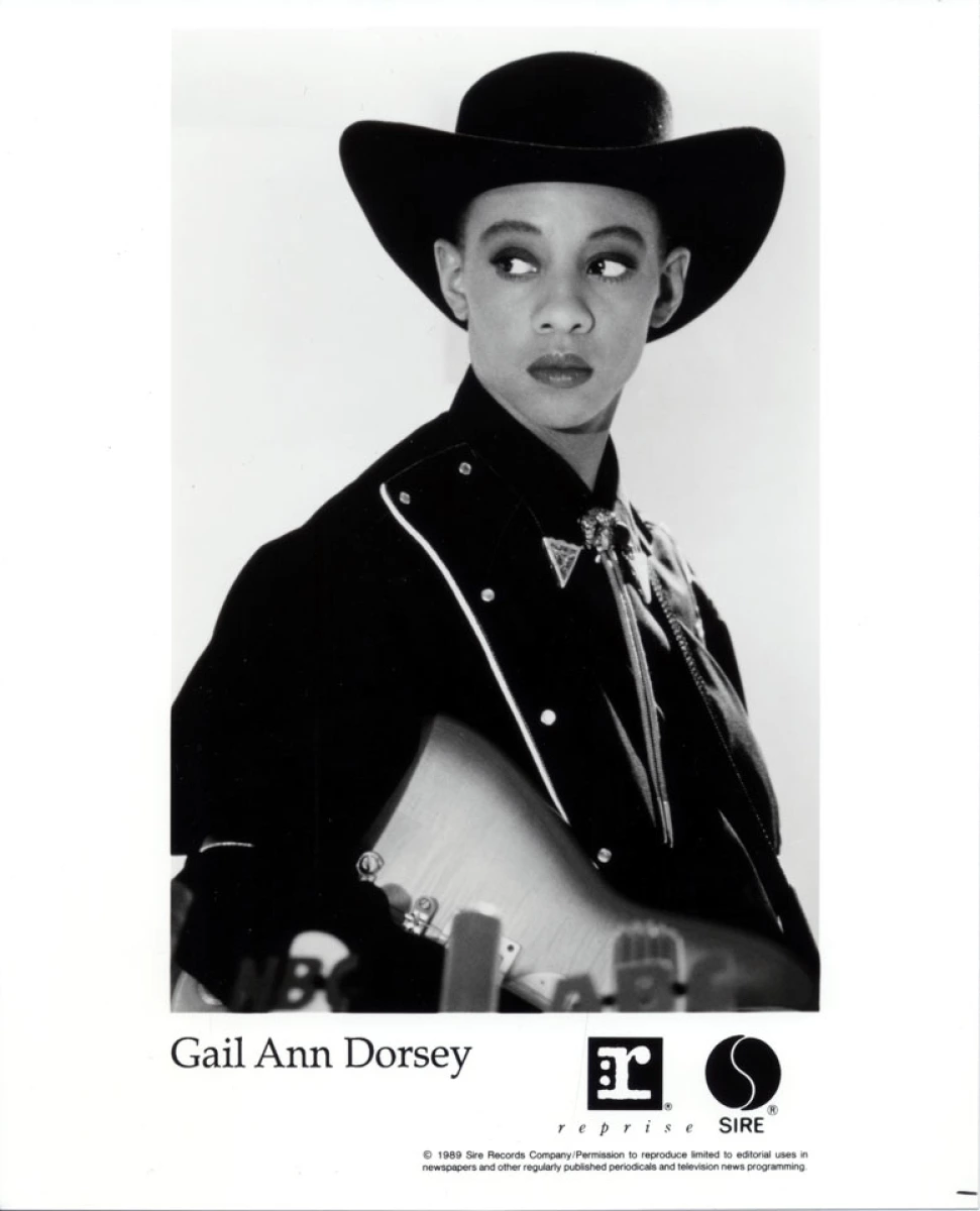 Gail Ann Dorsey Vintage Concert Photo Promo Print, 1989 at Wolfgang's