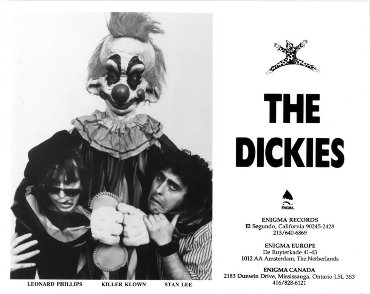 The Dickies Vintage Concert Photo Promo Print at Wolfgang's