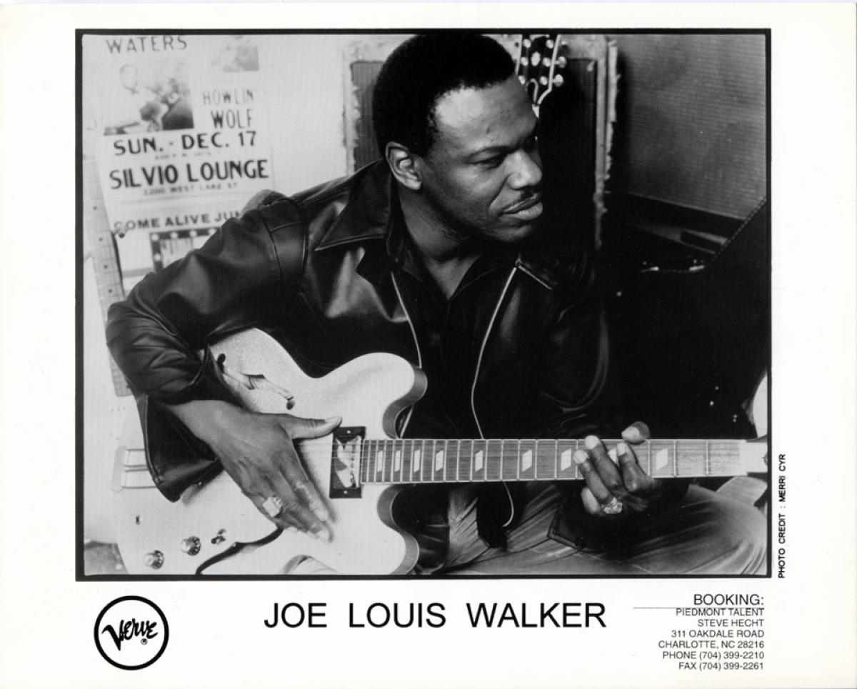 Joe Louis Walker Vintage Concert Photo Promo Print at Wolfgang's