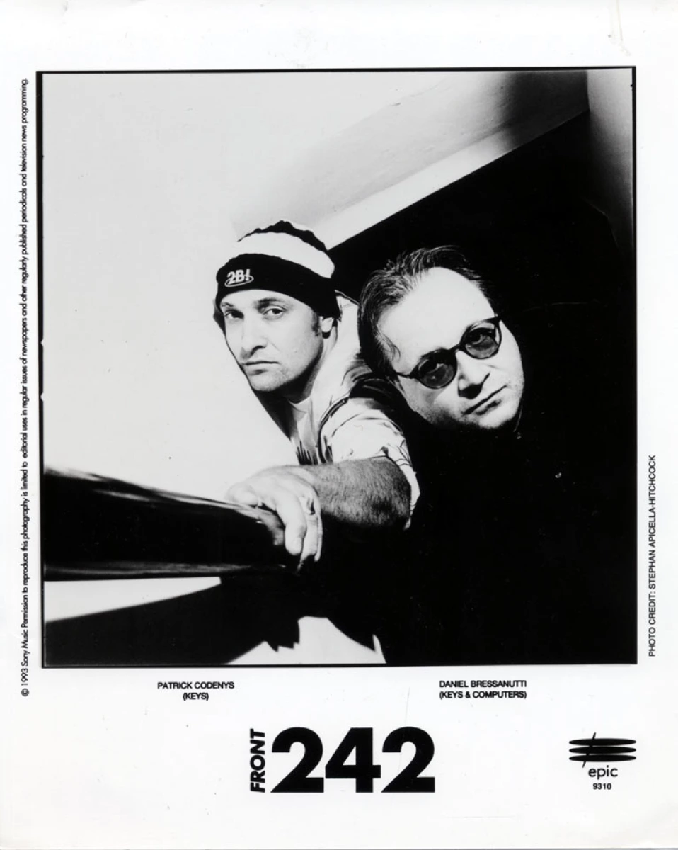 Front 242 Vintage Concert Photo Promo Print, 1993 at Wolfgang's