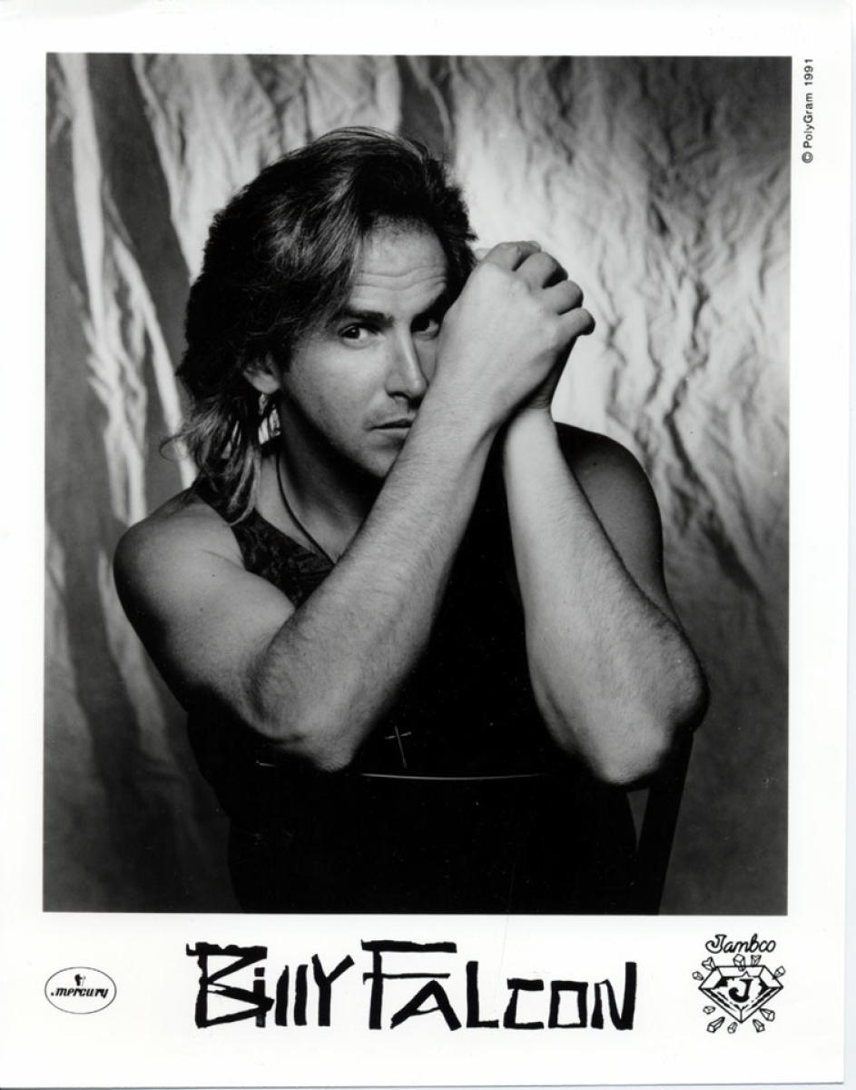 Billy Falcon Vintage Concert Photo Promo Print, 1991 at Wolfgang's