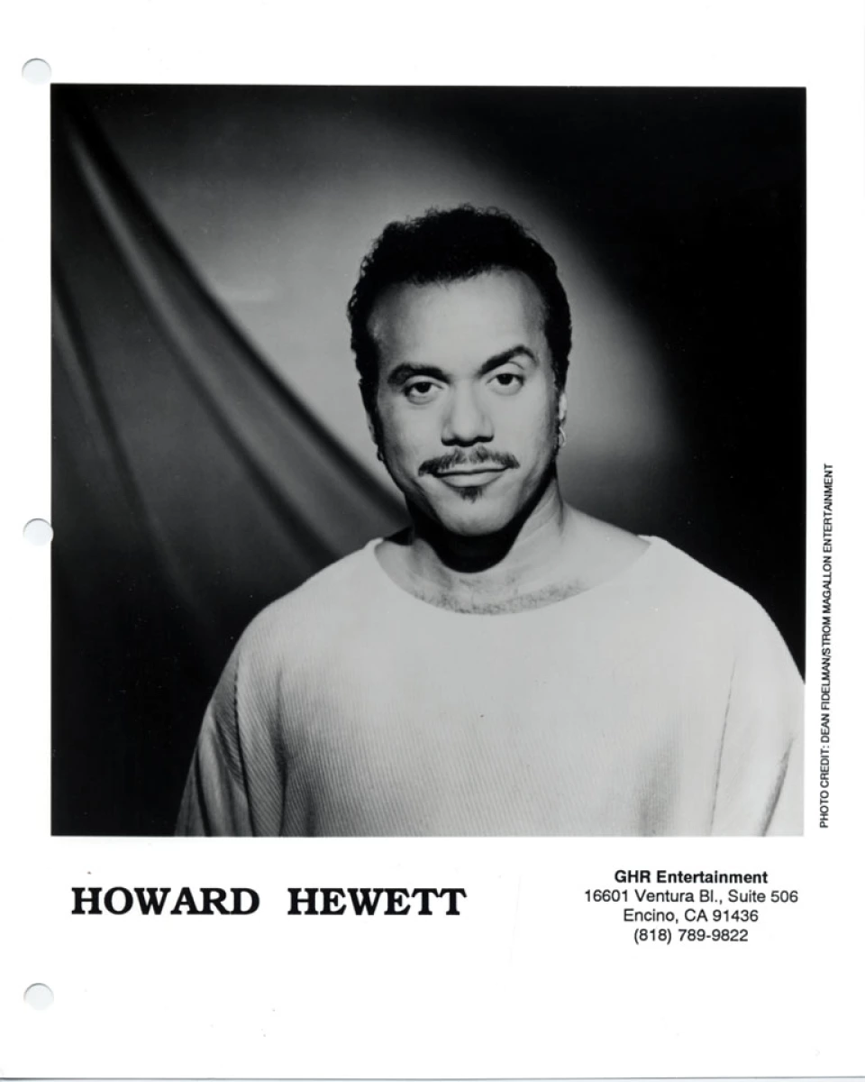Howard Hewett Vintage Concert Photo Promo Print at Wolfgang's