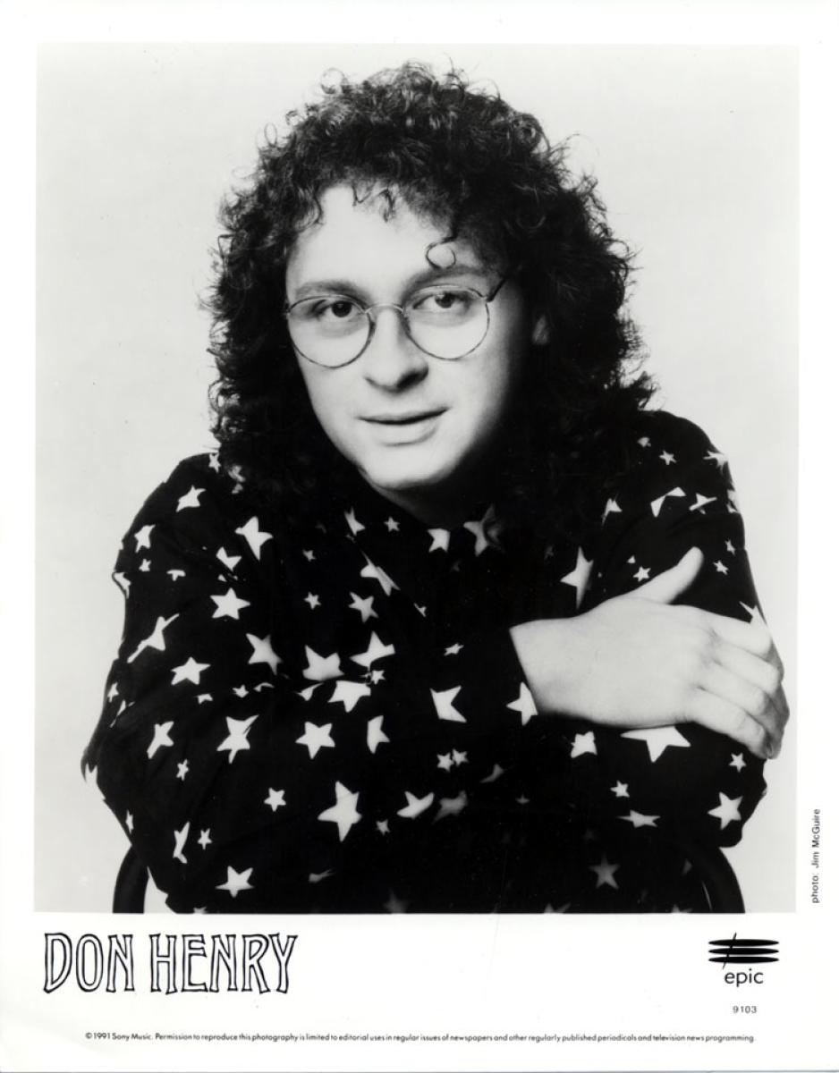 Don Henry Vintage Concert Photo Promo Print, 1991 at Wolfgang's