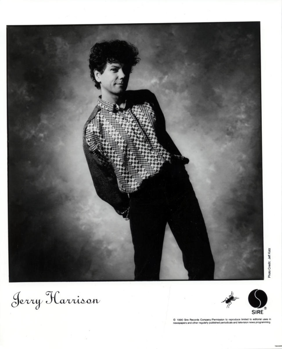 Jerry Harrison Vintage Concert Photo Promo Print, 1990 at Wolfgang's