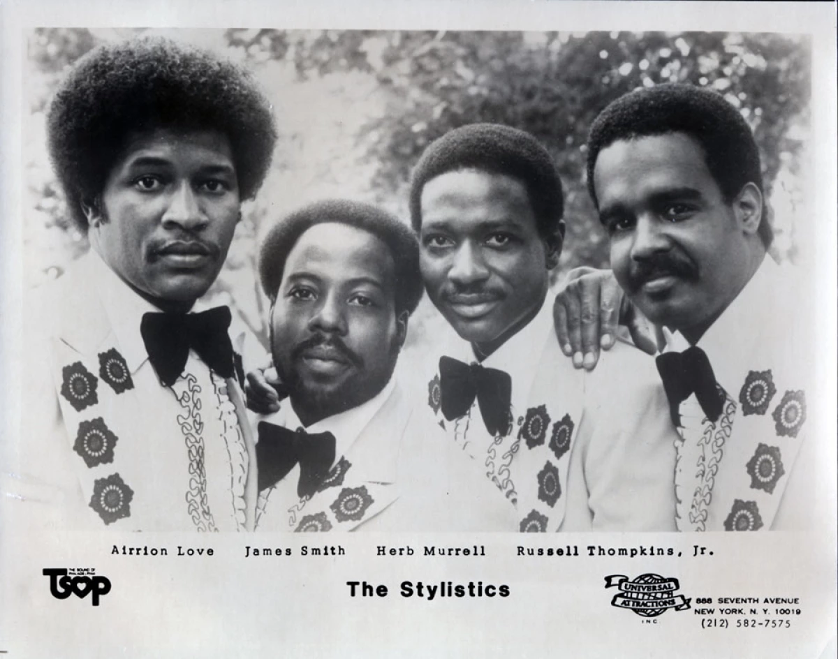 The Stylistics Vintage Concert Photo Promo Print at Wolfgang's