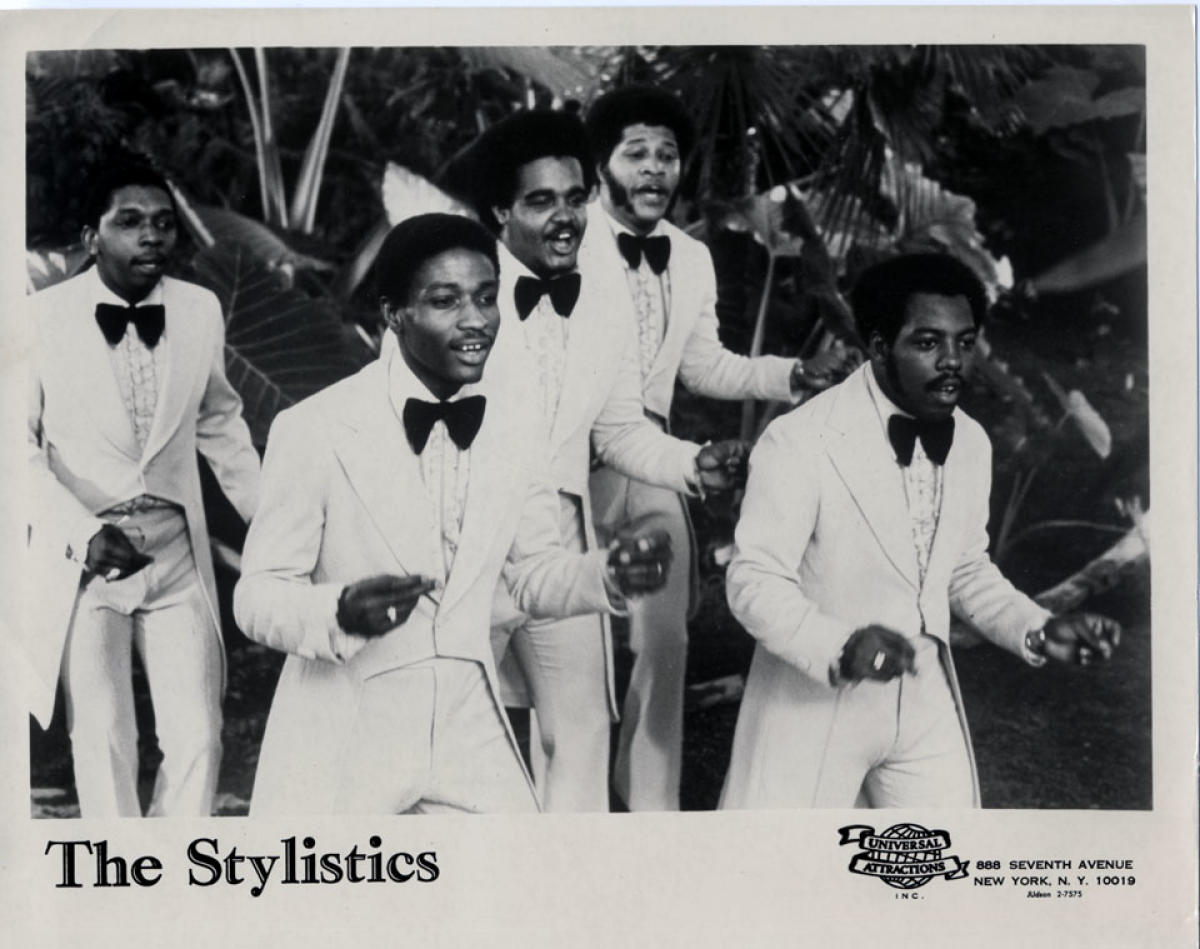 The Stylistics Vintage Concert Photo Promo Print at Wolfgang's