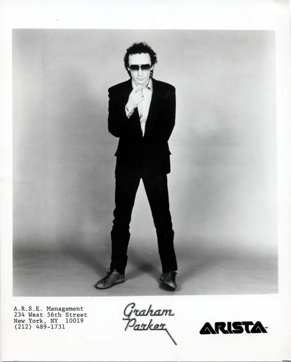 Graham Parker Vintage Concert Photo Promo Print at Wolfgang's