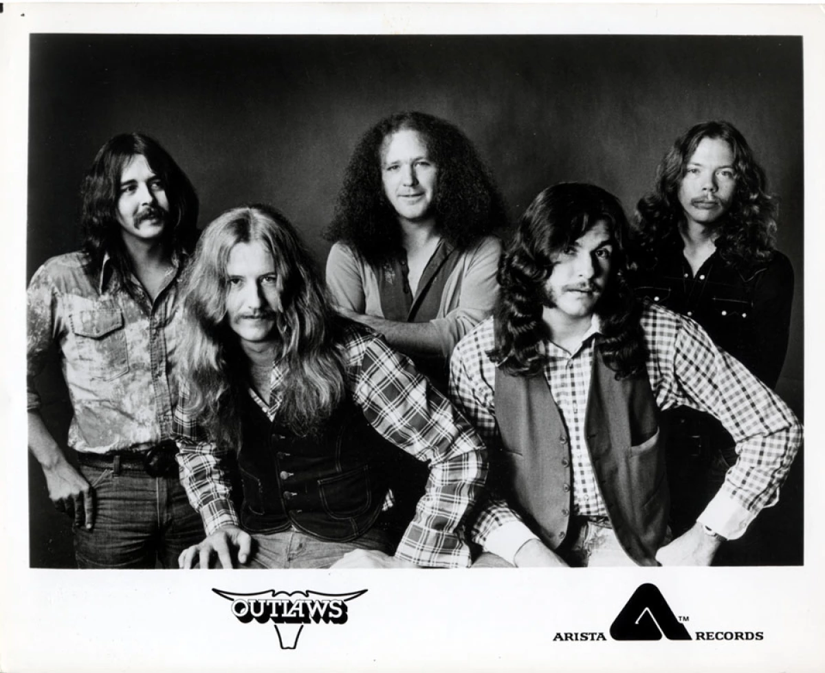 Outlaws Vintage Concert Photo Promo Print at Wolfgang's