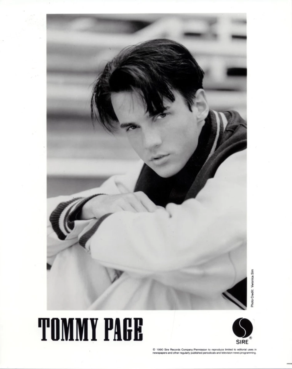 Tommy Page Vintage Concert Photo Promo Print, 1990 at Wolfgang's