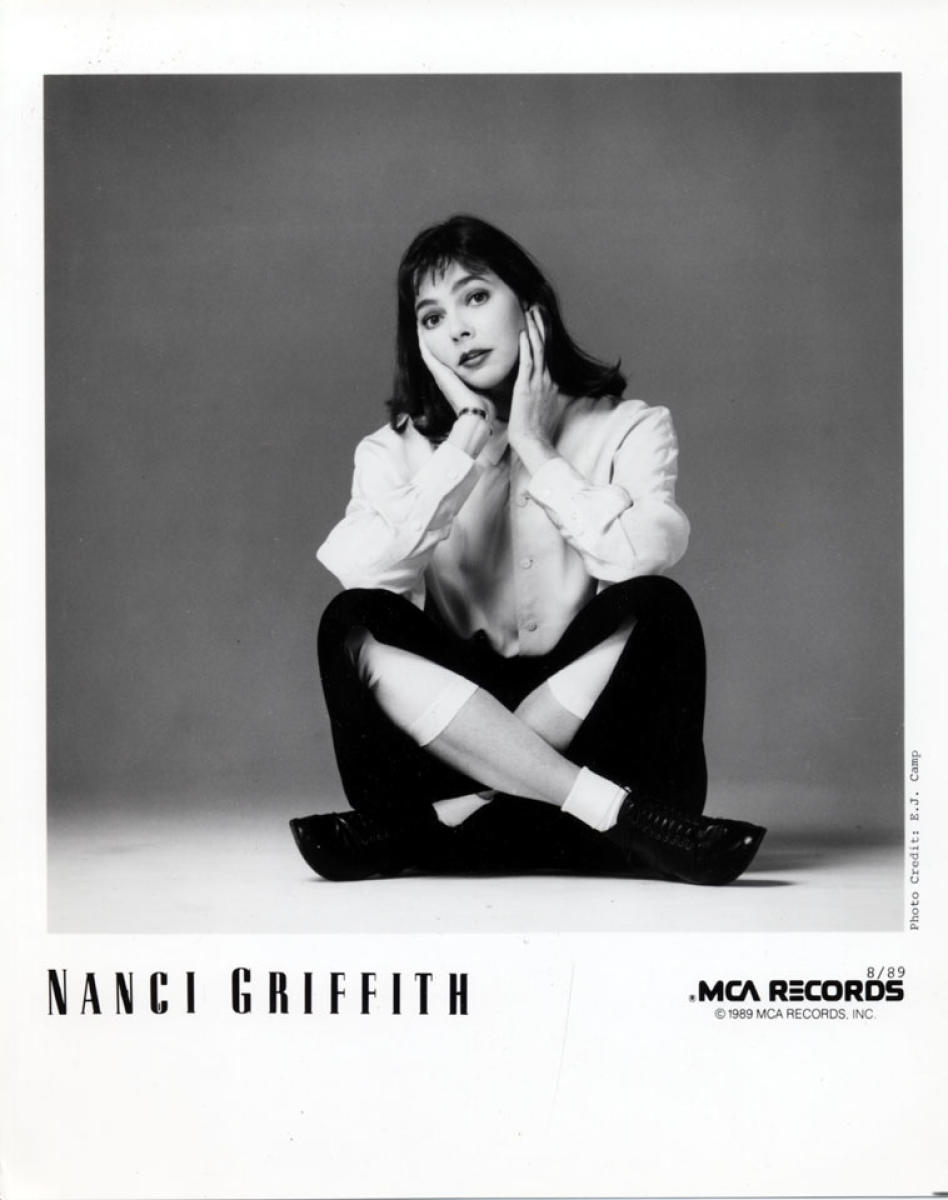Nanci Griffith Vintage Concert Photo Promo Print, 1989 at Wolfgang's