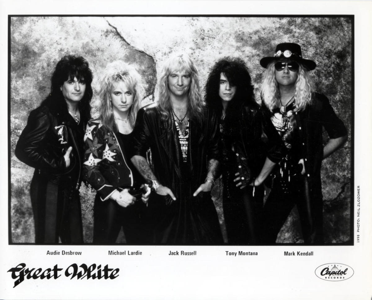 Great White Vintage Concert Photo Promo Print, 1990 at Wolfgang's