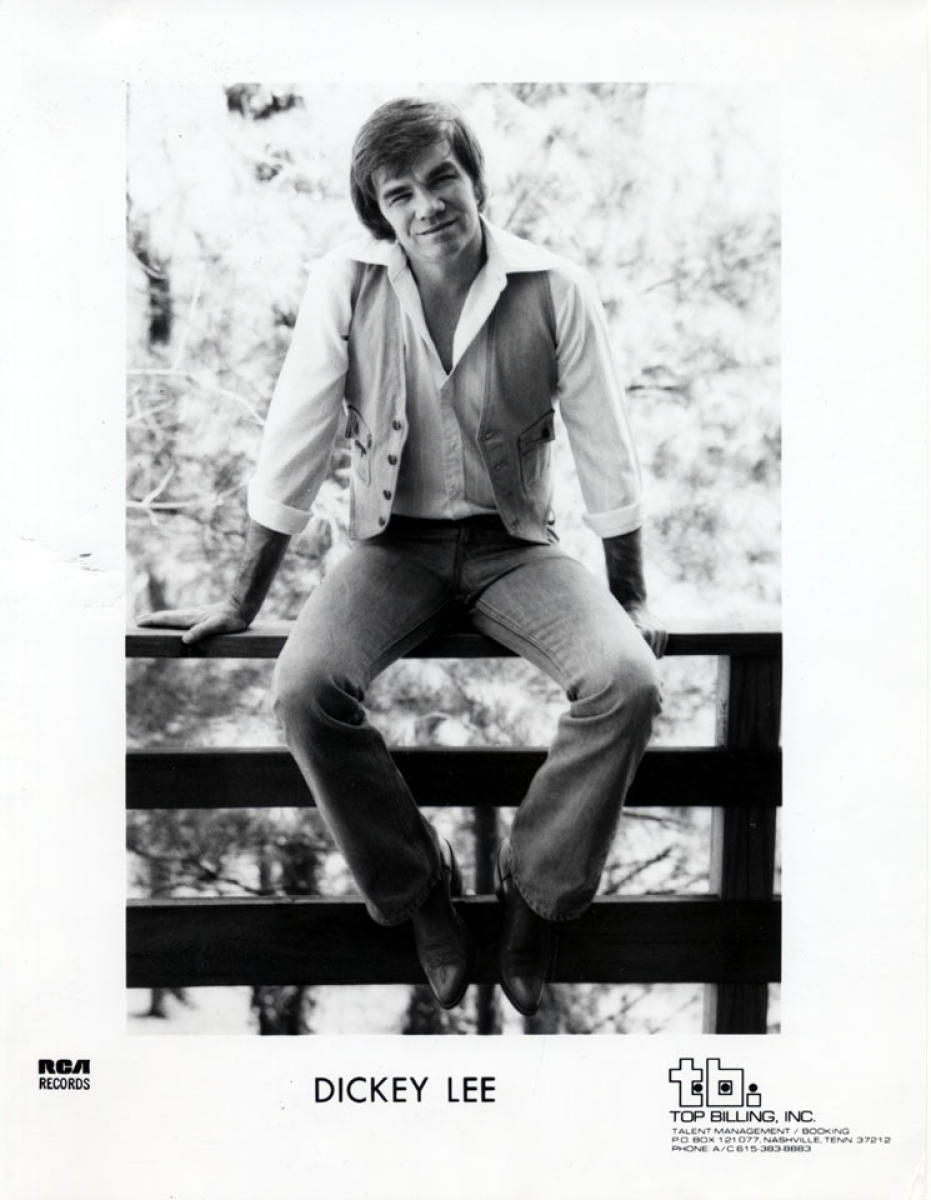 Dickey Lee Vintage Concert Photo Promo Print at Wolfgang's