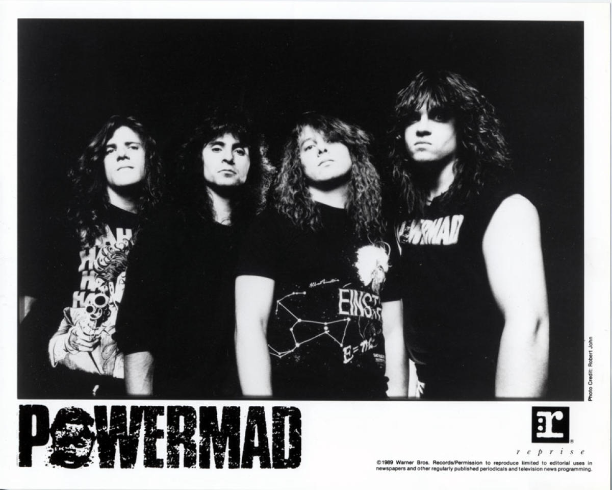 Powermad Vintage Concert Photo Promo Print, 1989 at Wolfgang's