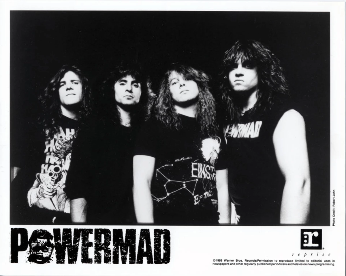Powermad Vintage Concert Photo Promo Print, 1989 at Wolfgang's