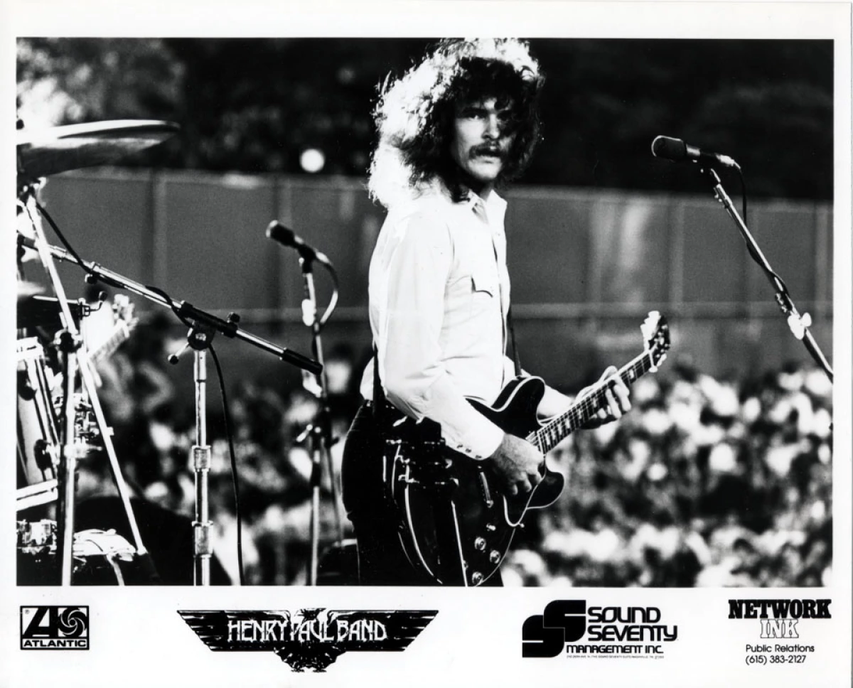 Henry Paul Band Vintage Concert Photo Promo Print at Wolfgang's
