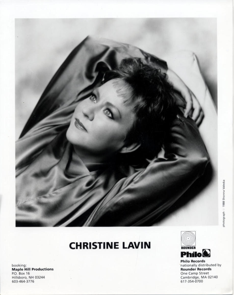Christine Lavin Vintage Concert Photo Promo Print, 1988 at Wolfgang's
