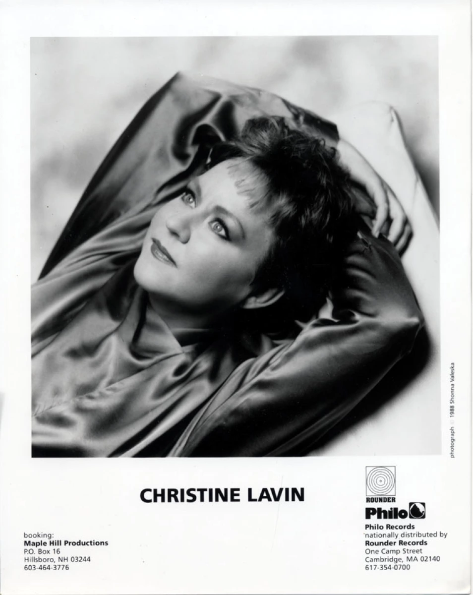 Christine Lavin Vintage Concert Photo Promo Print, 1988 at Wolfgang's