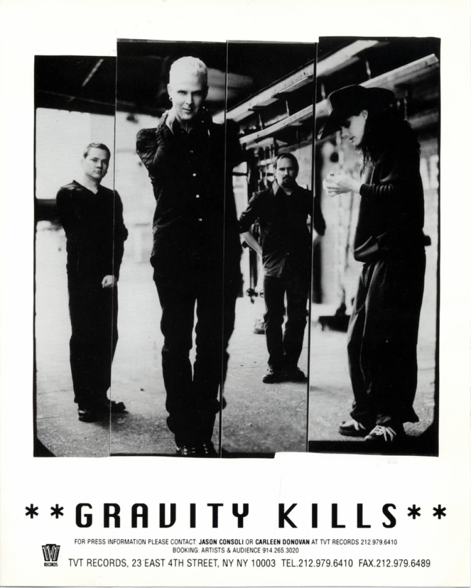 Gravity Kills Vintage Concert Photo Promo Print at Wolfgang's