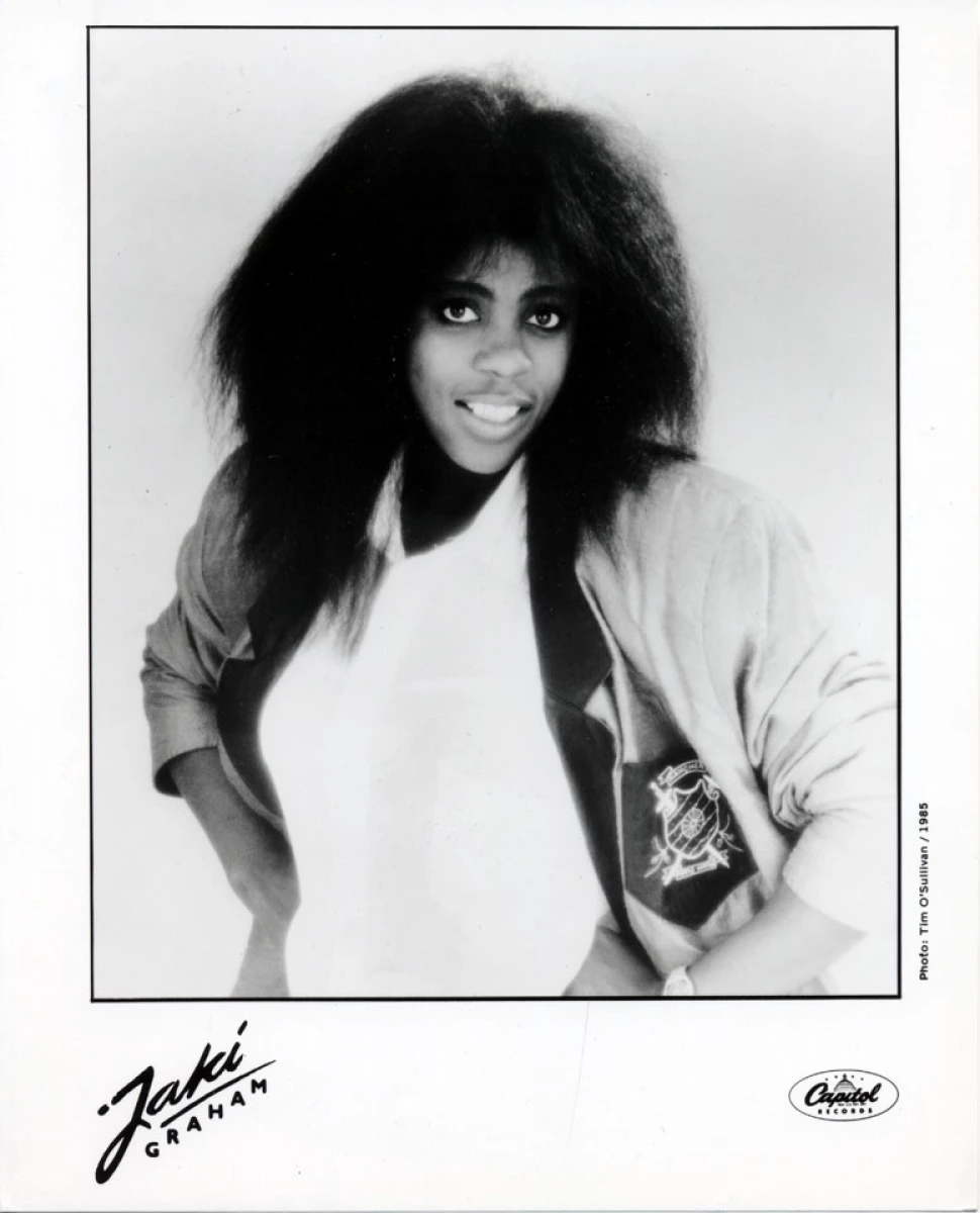 Jaki Graham Vintage Concert Photo Promo Print, 1985 at Wolfgang's