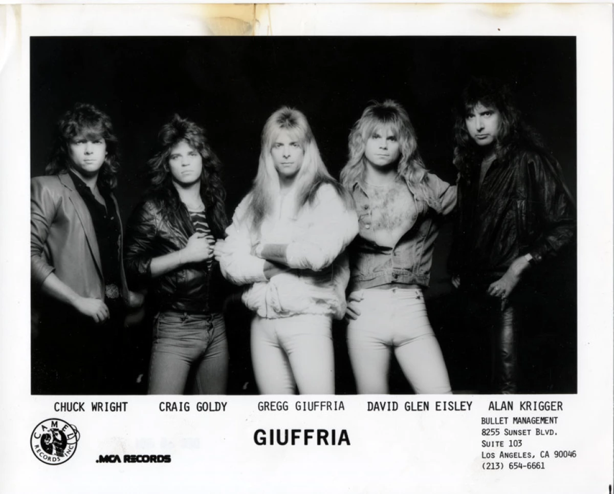 Giuffria Vintage Concert Photo Promo Print at Wolfgang's
