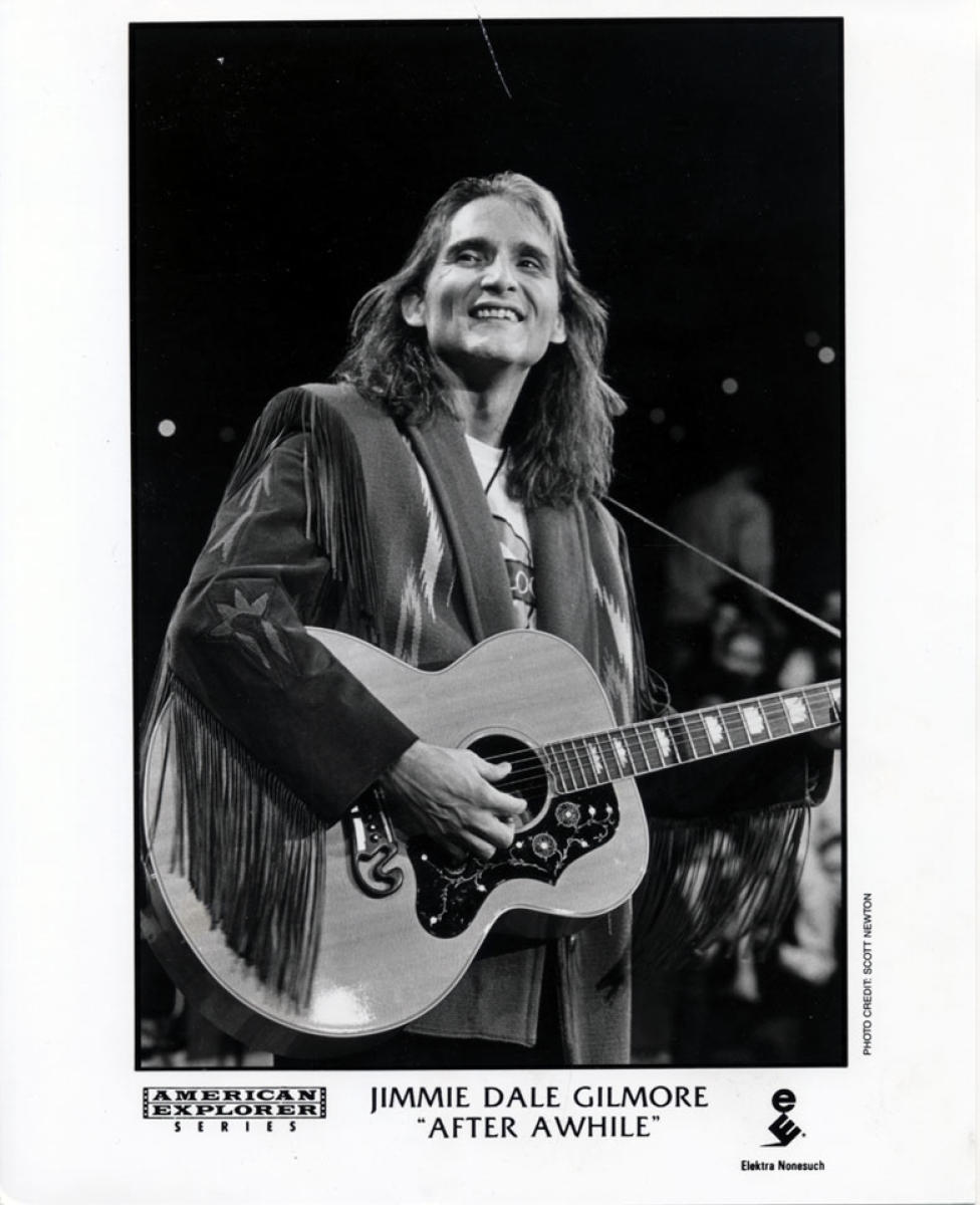 Jimmie Dale Gilmore Vintage Concert Photo Promo Print at Wolfgang's