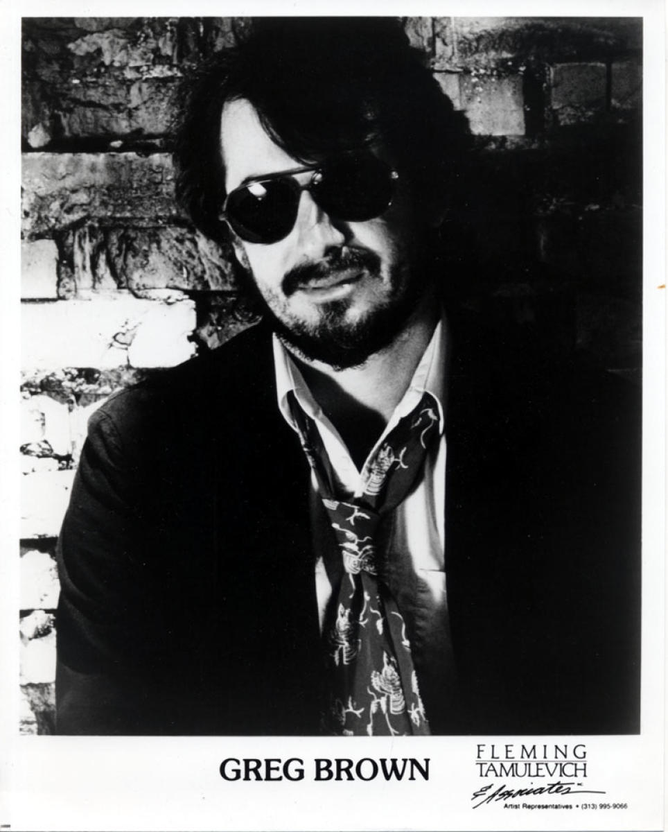 Greg Brown Vintage Concert Photo Promo Print at Wolfgang's