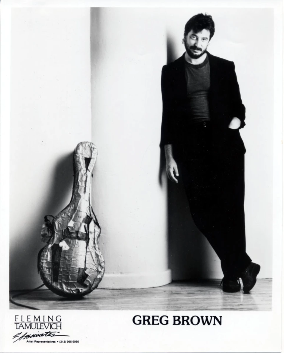 Greg Brown Vintage Concert Photo Promo Print at Wolfgang's