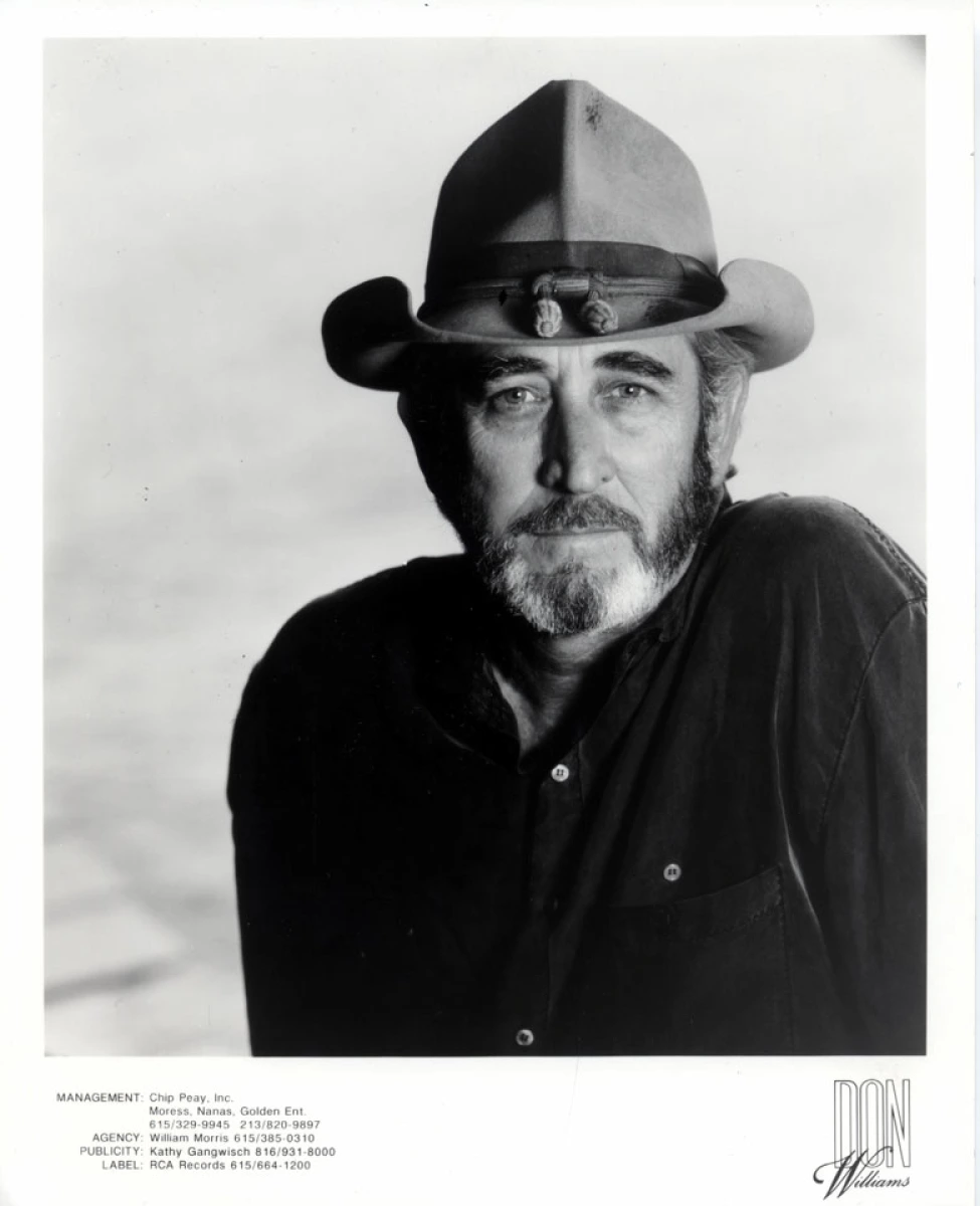 Don Williams Vintage Concert Photo Promo Print at Wolfgang's
