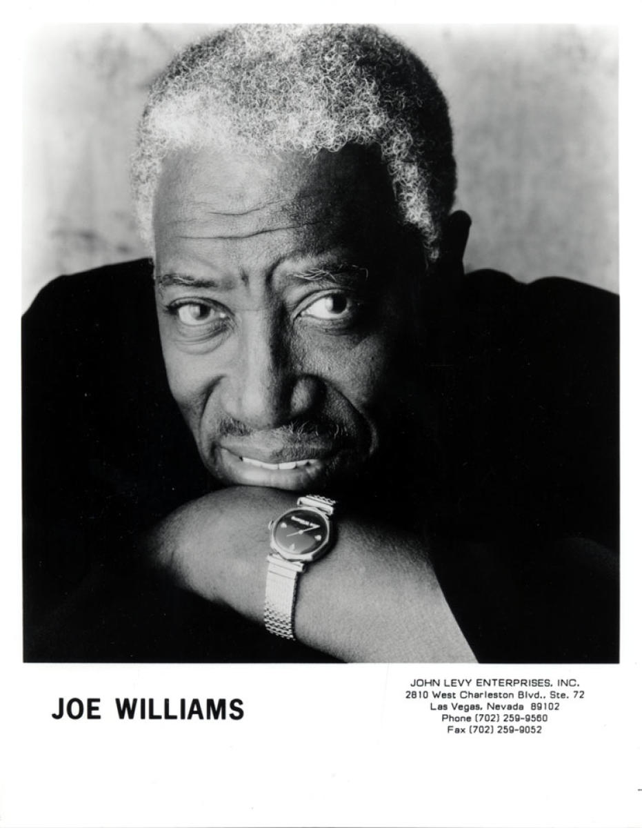 Joe Williams Vintage Concert Photo Promo Print at Wolfgang's